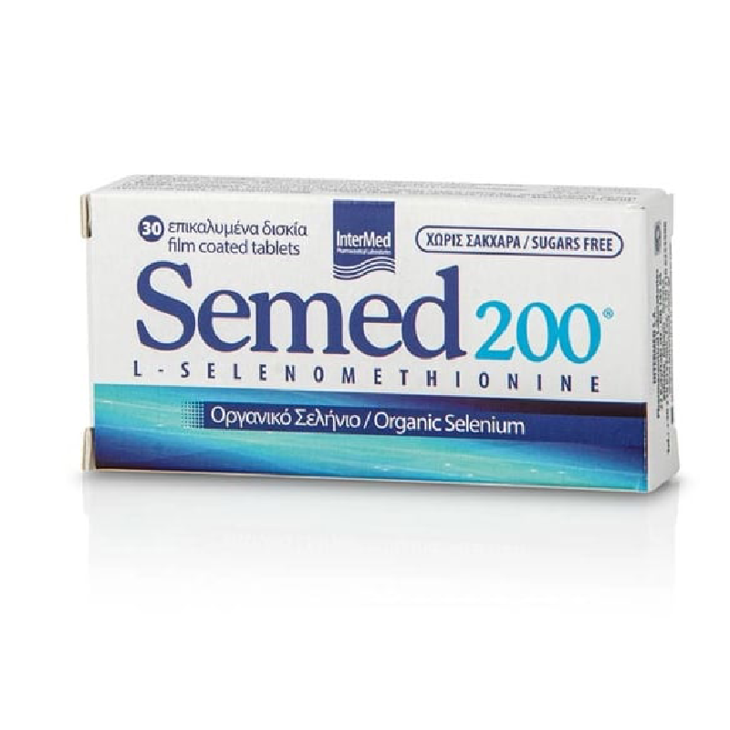 Intermed Semed 200mg Σελήνιο Οργανικό 30Tabs - V-Pharmacy